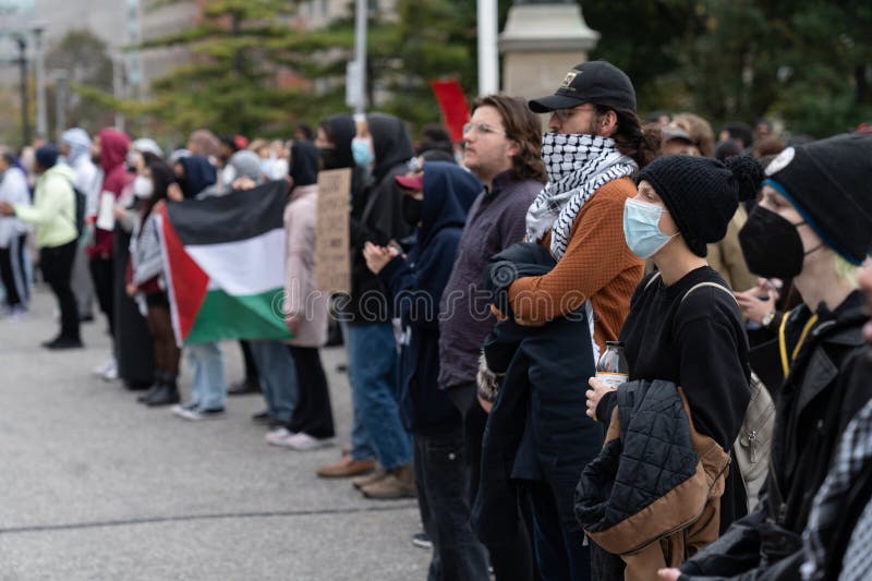 Toronto Canada 18 October 2023 The Essence Of Unity Is Palpable In