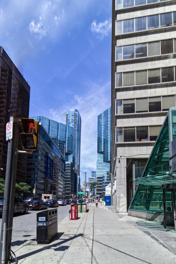 Toronto, Canada, Aug 5, 2022. Stepping a Little Away from Downtown Core ...