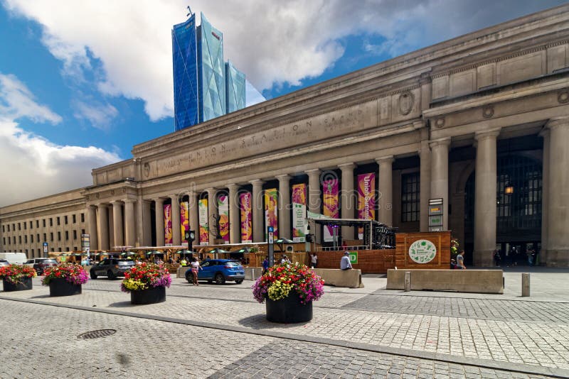 Toronto, Canada, Aug 5, 2022. Well Decorated Union Station Editorial ...