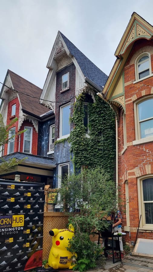 Toronto, Canada - August 30 2023 : Historical Center in Cloudy Weather ...