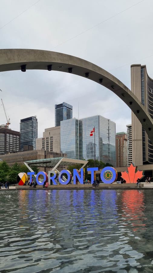 Toronto, on, Canada - August 30, 2023: a Side Angle View of the Toronto ...