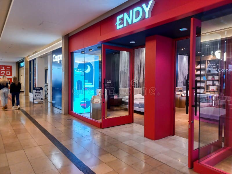 Endy store sign view editorial stock image. Image of label - 375464009
