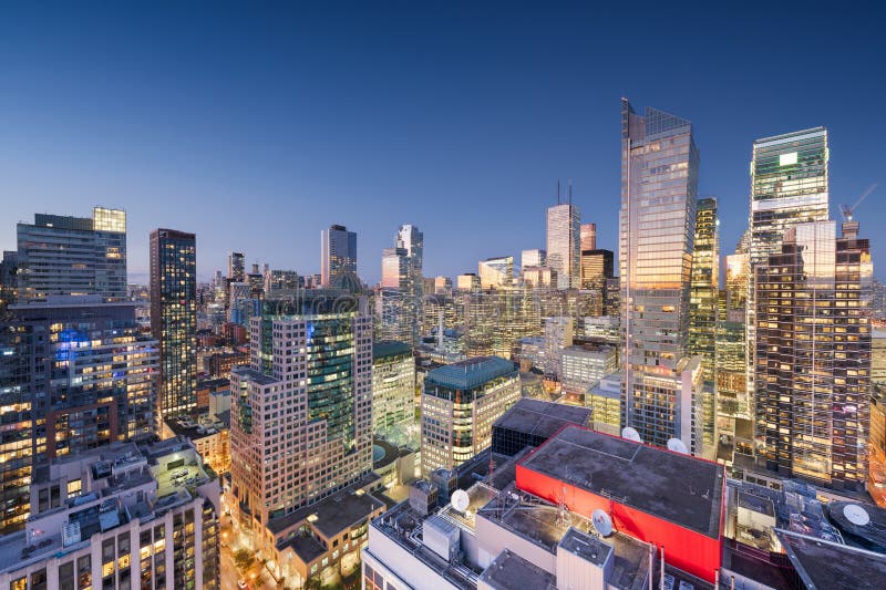Toronto, Canada Downtown Cityscape Editorial Stock Image - Image of ...