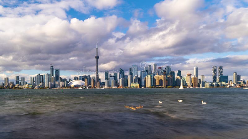 Toronto, Canada Downtown Skyline Stock Video - Video of afternoon ...