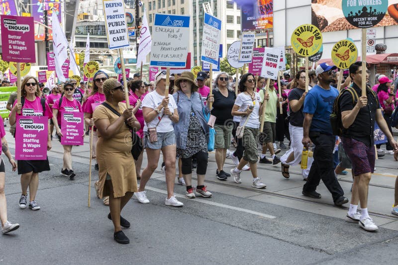 Enough is Enough Protest in Toronto - 05-03-2023 Editorial Photo ...