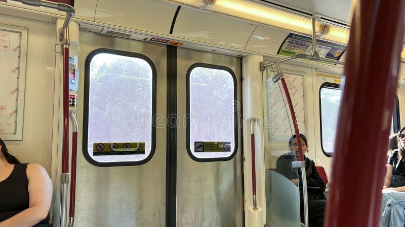 Toronto, Canada - June 29, 2025: Interior View of a Subway Train ...