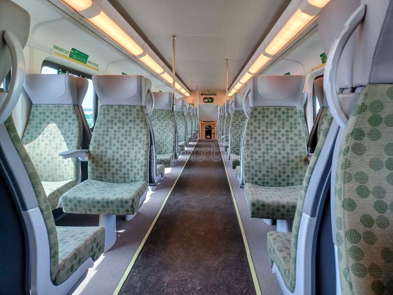 Go train inside view editorial image. Image of design - 364314340
