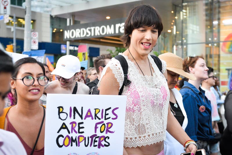 Trans March in Toronto editorial photo. Image of homosexual - 151552246