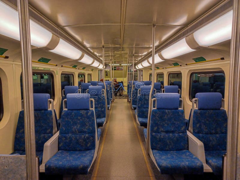 Go train inside view editorial photo. Image of interior - 371157846