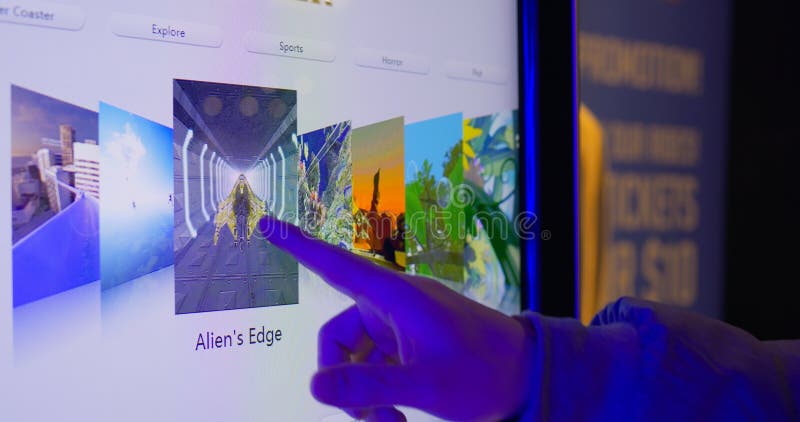 Toronto, Canada - May 6, 2023: Person Scrolling through Menu Gallery of ...