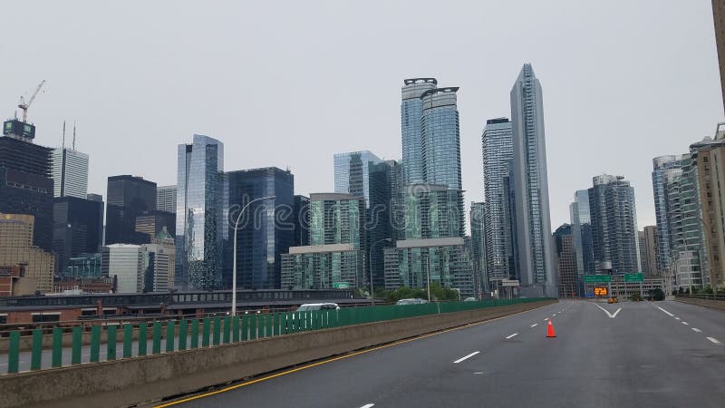 Gardiner Expressway in Toronto Downtown Editorial Photo - Image of ...
