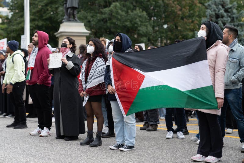 Toronto, Canada - 18 October 2023: the City S Vibrant Energy is ...