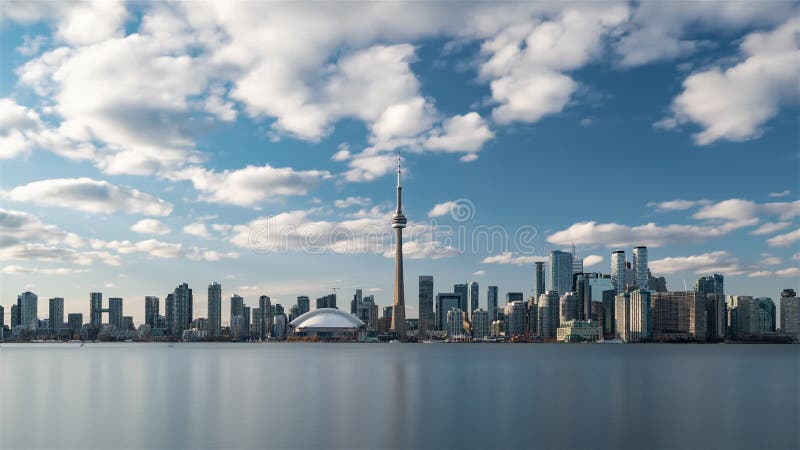 Toronto, Canada, Time Lapse - the Skyline during the Daytime As Seen ...
