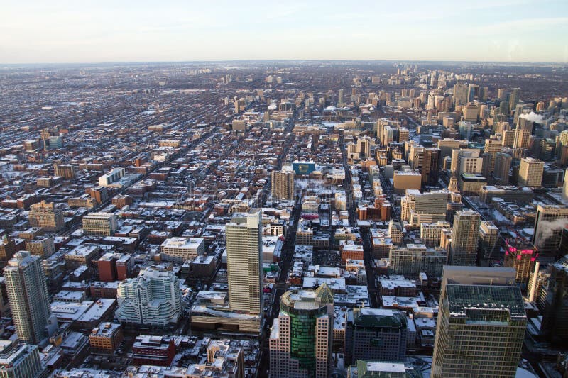 Toronto City from Above stock image. Image of business - 19170465