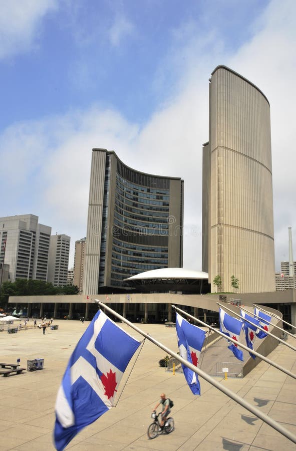 Toronto City Hall editorial photo. Image of ring, square - 20464821