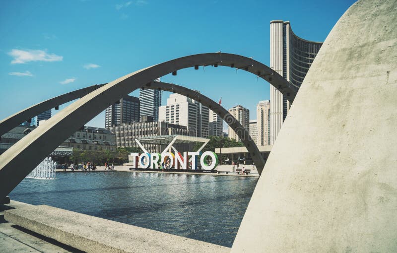 Toronto City Hall stock photo. Image of ontario, architecture - 97145872