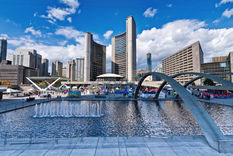Toronto City Hall editorial photo. Image of city, office - 35096056