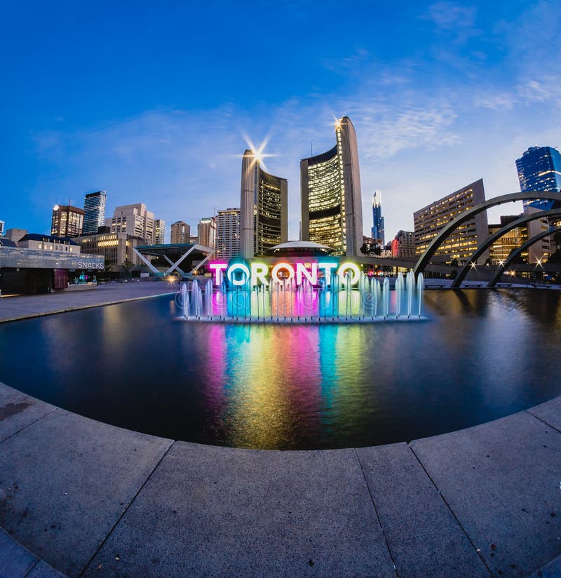 Toronto City Hall editorial photo. Image of city, office - 35096056