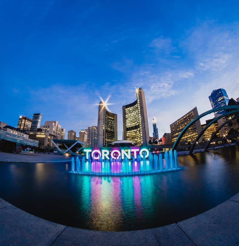 Toronto City Hall editorial photo. Image of city, office - 35096056