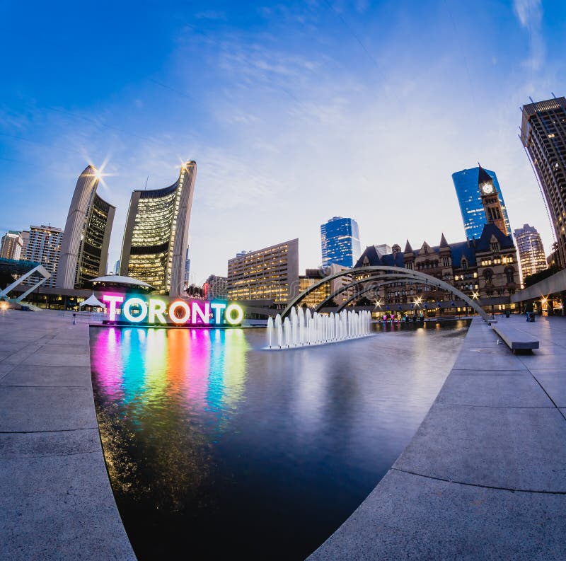 Toronto City Hall editorial stock photo. Image of destination - 76557248