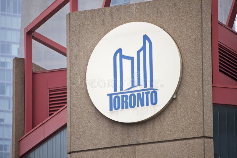 Toronto City Logo editorial photography. Image of tall - 46456802