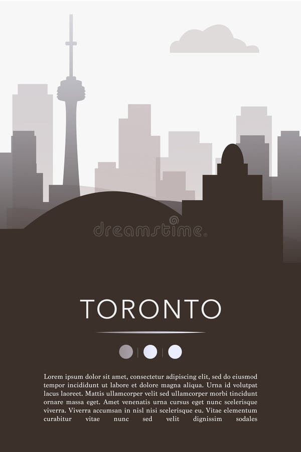 Toronto City Template for Website, Presentation, Front Page, Invitation ...
