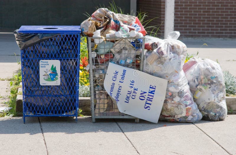 Toronto City Workers on Strike Editorial Stock Photo - Image of worker ...