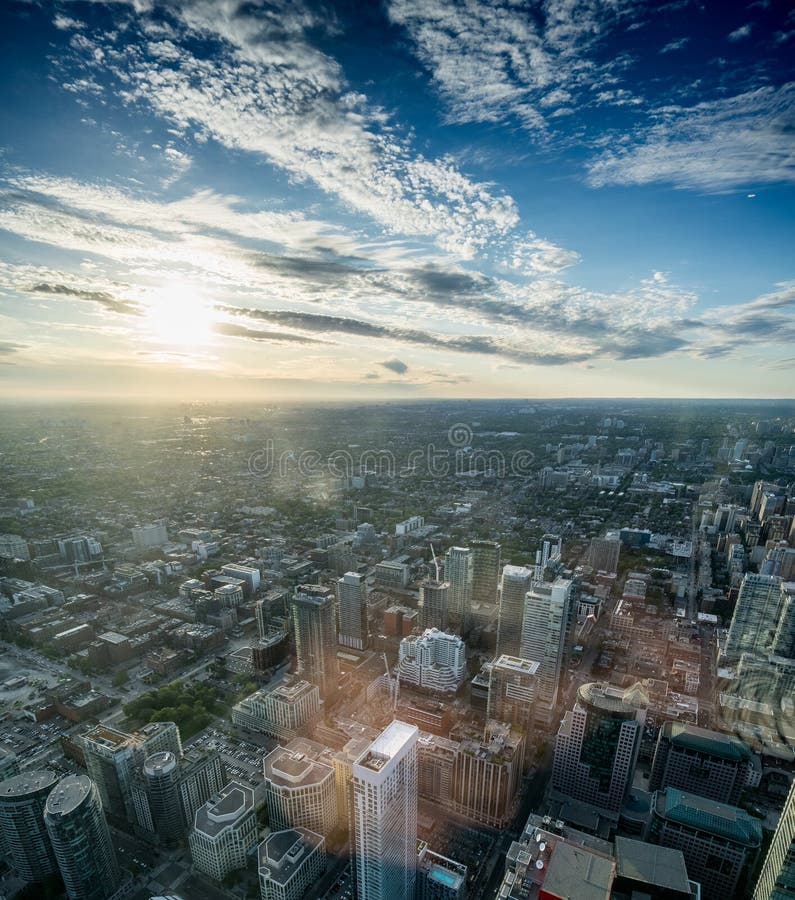Toronto cityscape stock photo. Image of place, famous - 115285134