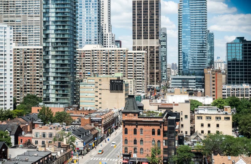 Toronto cityscape stock image. Image of high, skyscraper - 115286745