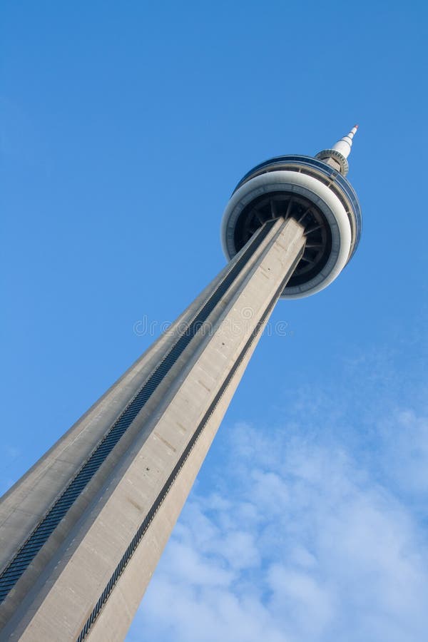 CN Tower Toronto Canada editorial photography. Image of observatory ...