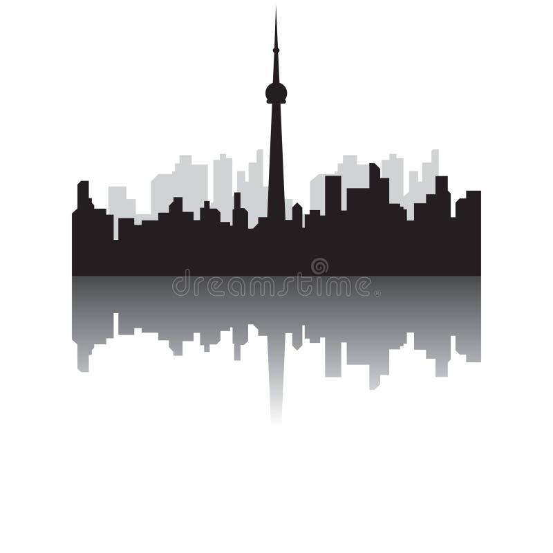 Toronto Cn Tower. Vector Illustration Decorative Design Editorial Photo ...