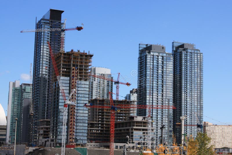 Toronto Development 32 stock image. Image of landmark - 6793355