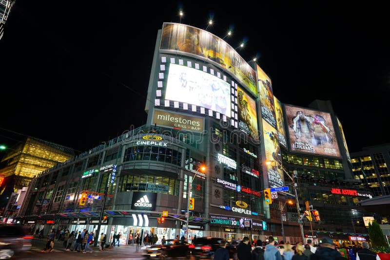 Toronto Downtown Shopping Center Editorial Stock Image - Image of ...