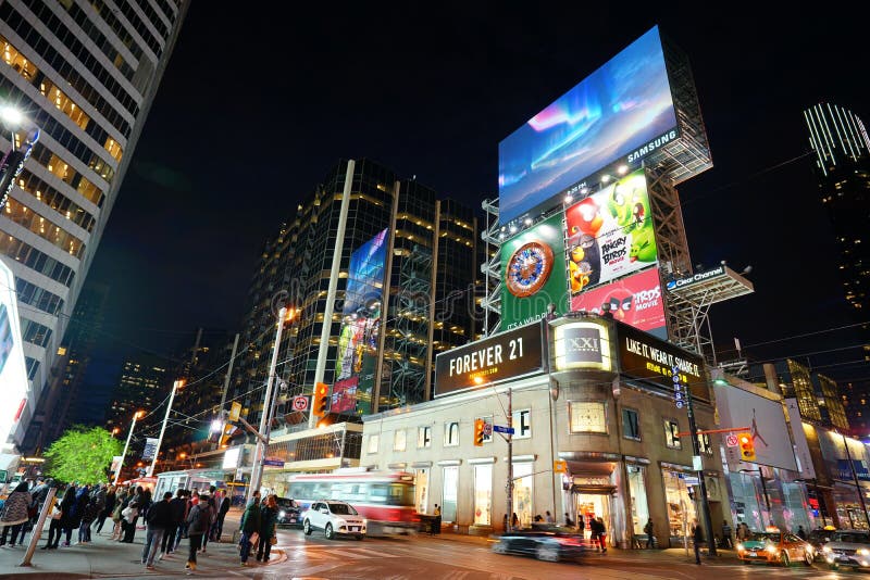 Toronto downtown editorial photography. Image of building - 71804832