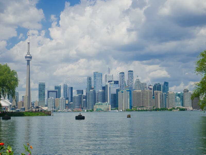 Toronto downtown landscape editorial stock image. Image of canada ...