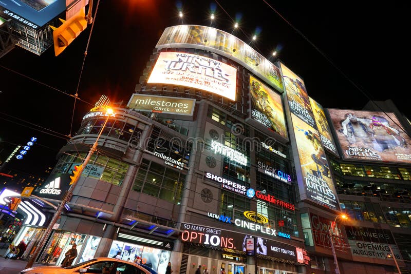 Toronto Downtown Shopping Center Editorial Stock Image - Image of ...