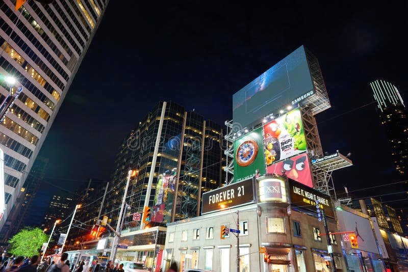 Toronto Downtown Shopping Center Editorial Stock Image - Image of ...
