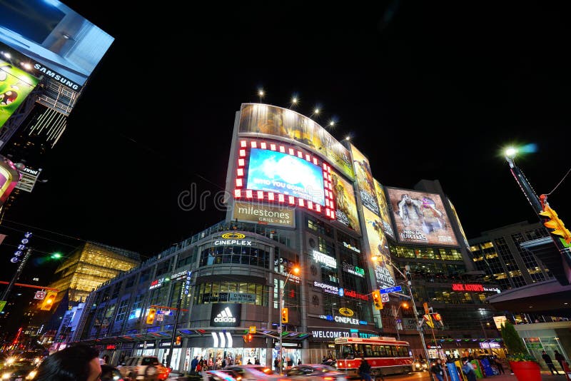 Toronto Downtown Shopping Center Editorial Stock Image - Image of ...