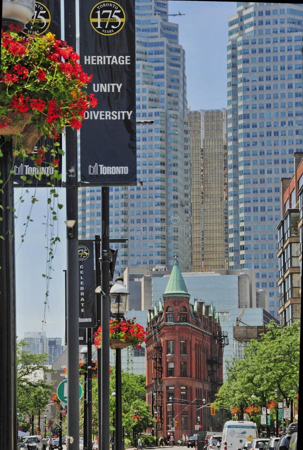 Toronto - Downtown Old Town Editorial Stock Photo - Image of flatiron ...
