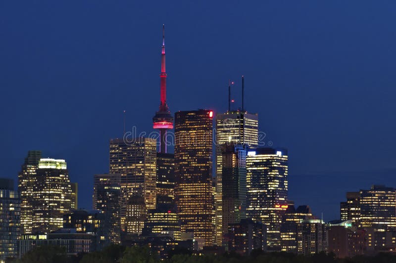 Downtown toronto stock photo. Image of condo, developed - 1234728