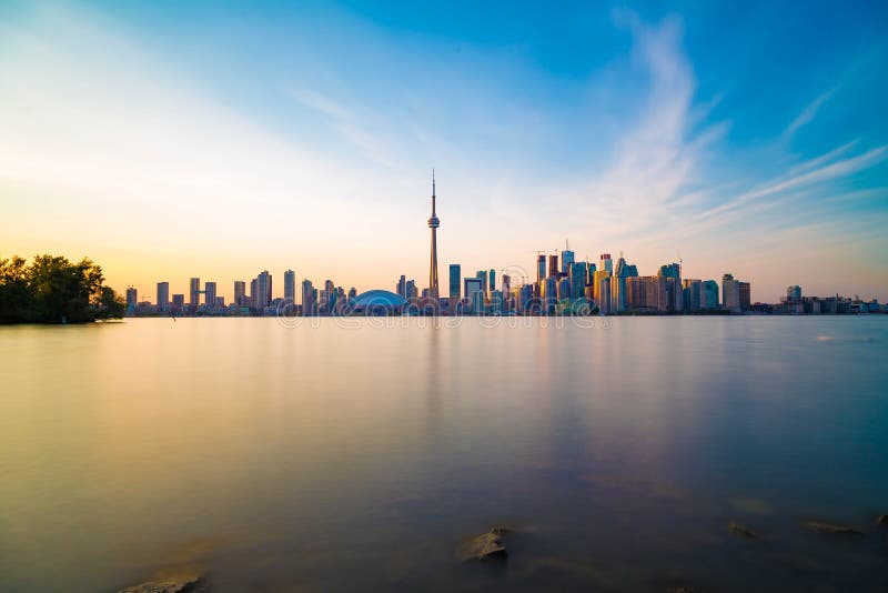 Toronto DownTown stock photo. Image of lake, scenic - 100408018