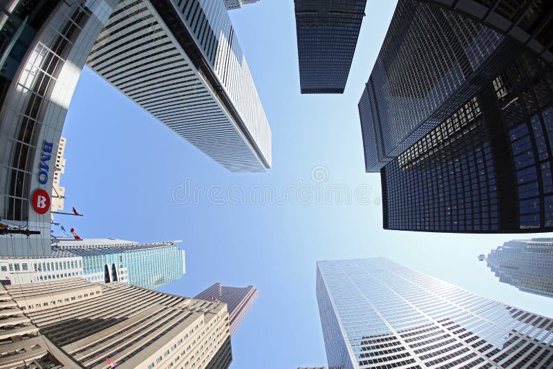 Toronto Financial District editorial stock photo. Image of scotia ...