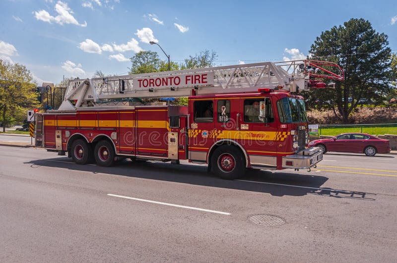 Red Toronto Fire Engine Stock Photos - Free & Royalty-Free Stock Photos ...