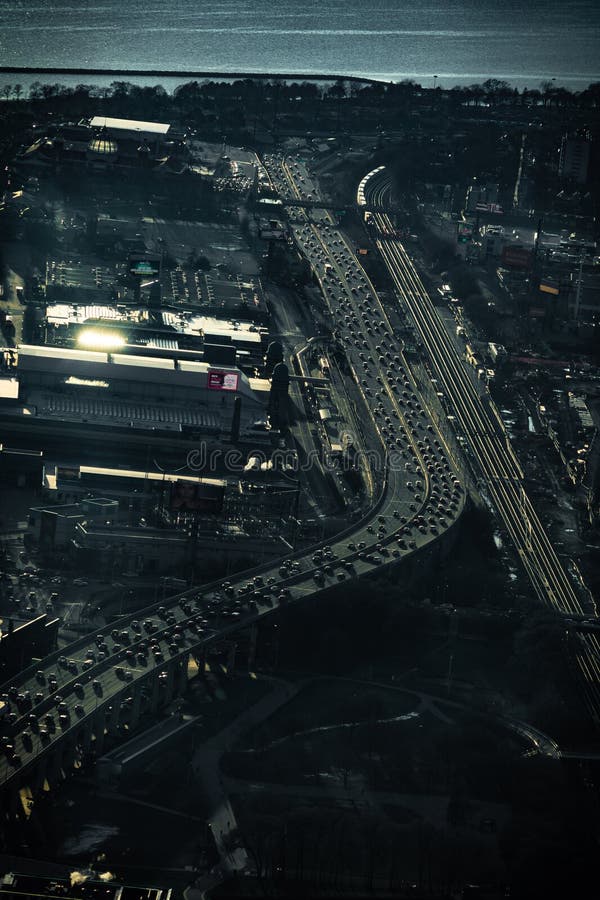 Toronto flyover (Canada) stock photo. Image of bridge - 362074582