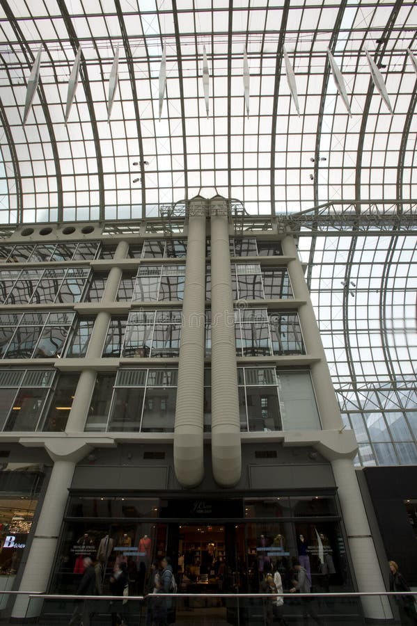 Toronto Galleria editorial stock photo. Image of glassvaulted - 30884483