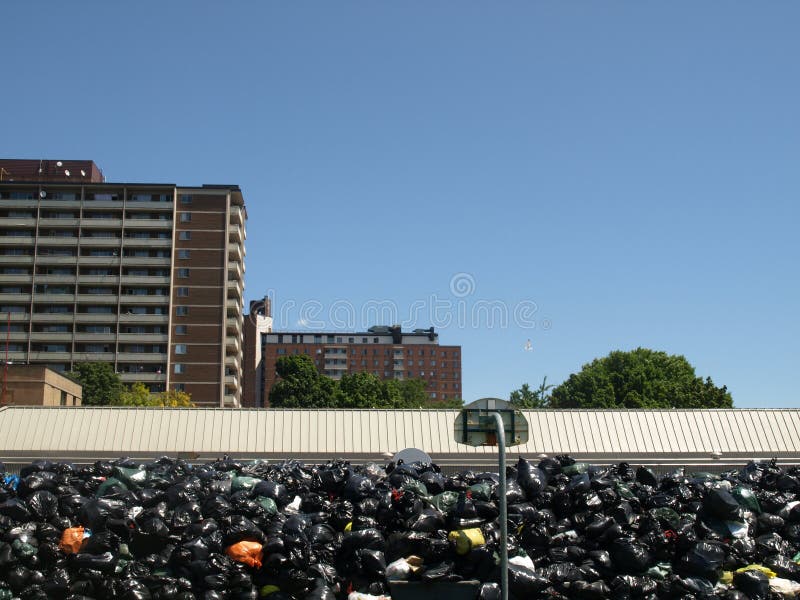 Toronto Garbage and Recycling Bin Editorial Stock Photo - Image of ...