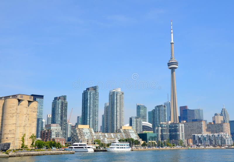 Toronto harbour front stock image. Image of skyline, harbor - 26934507