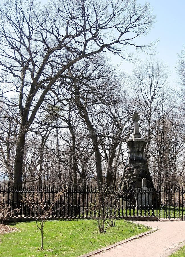 Toronto High Park Tomb of John and Jemima Howard 2007 Stock Image ...