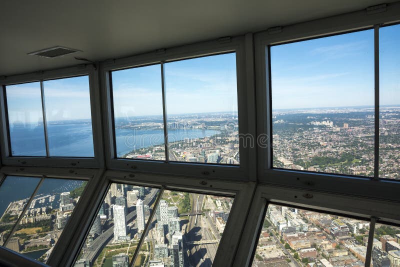 Toronto from hight editorial image. Image of windows - 100079705