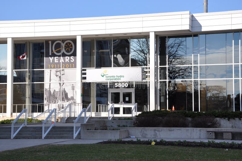 Toronto Hydro building editorial image. Image of conserve - 40950840